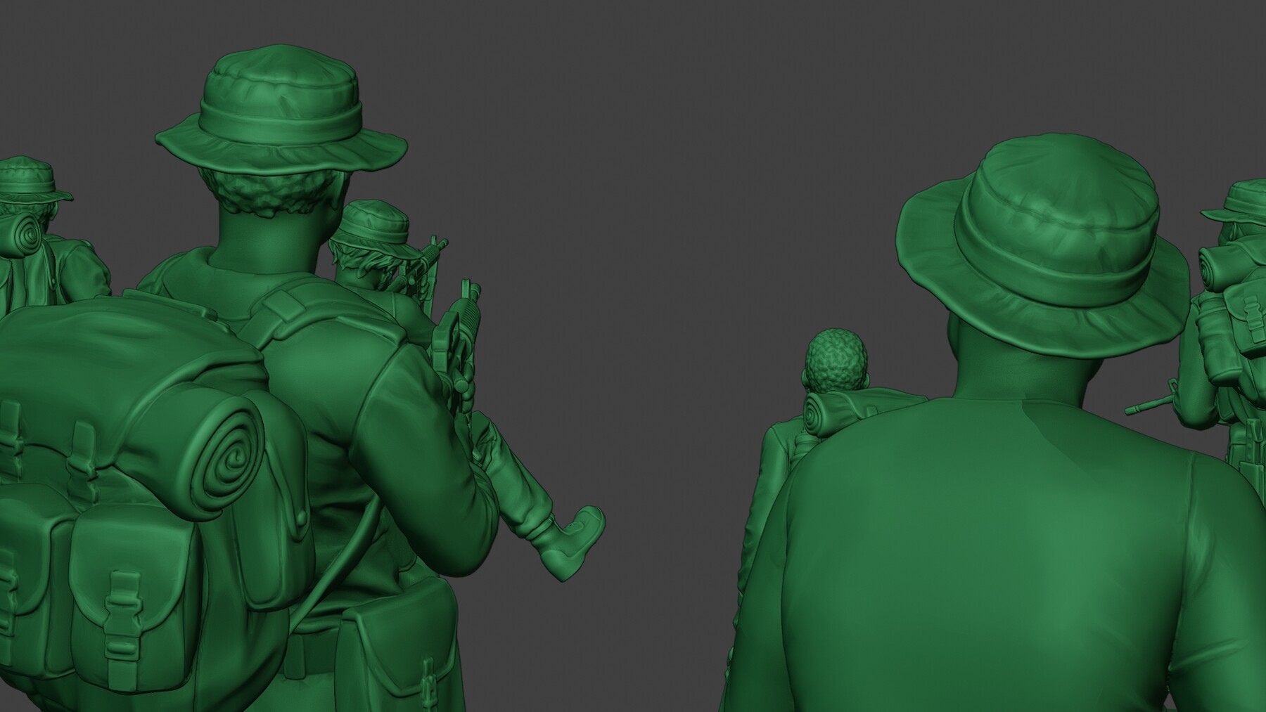 ArtStation - Modern Jungle Soldiers MJS1 Pack 1 | Resources