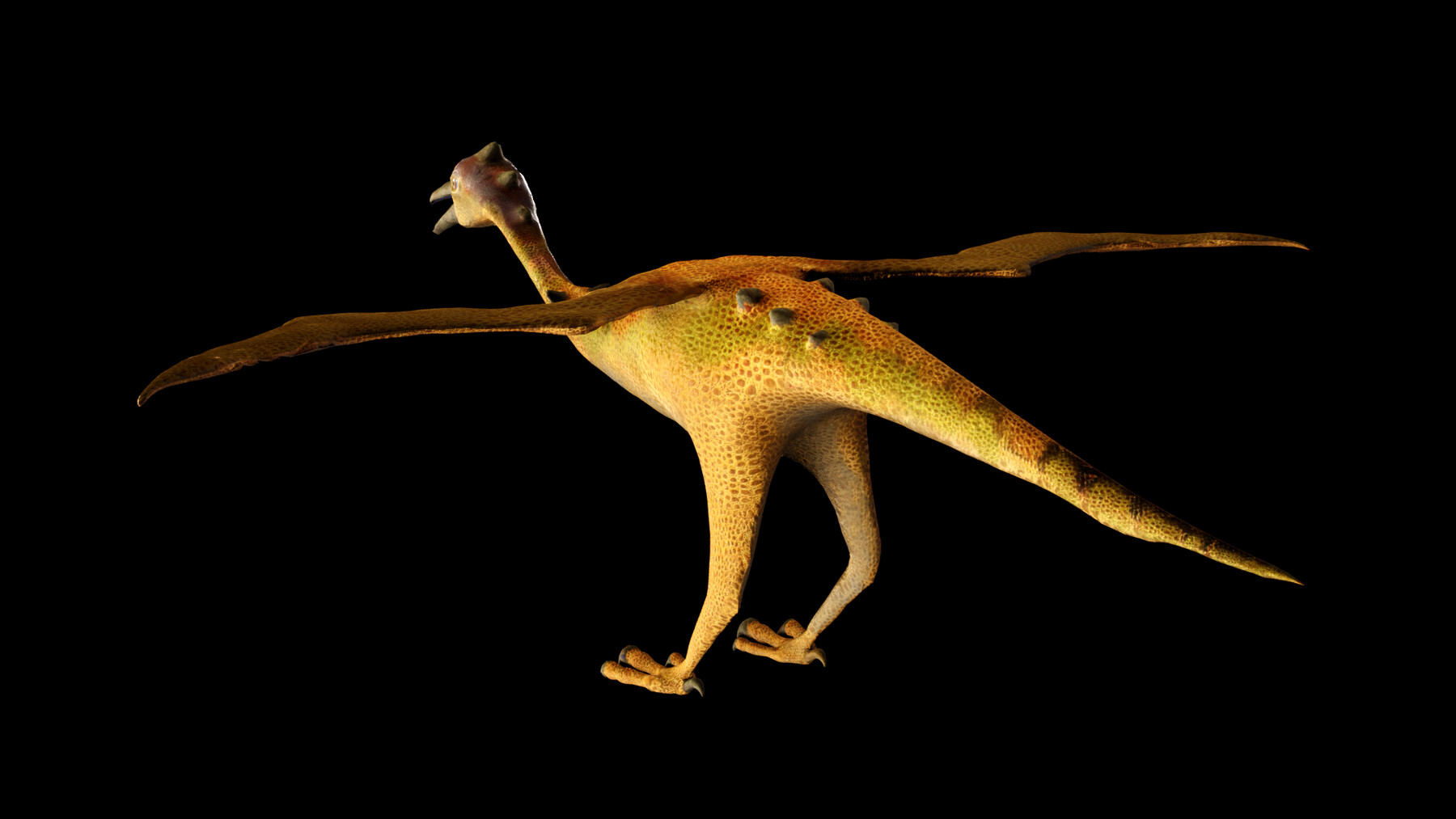 ArtStation - Dino yellow with wings | Resources