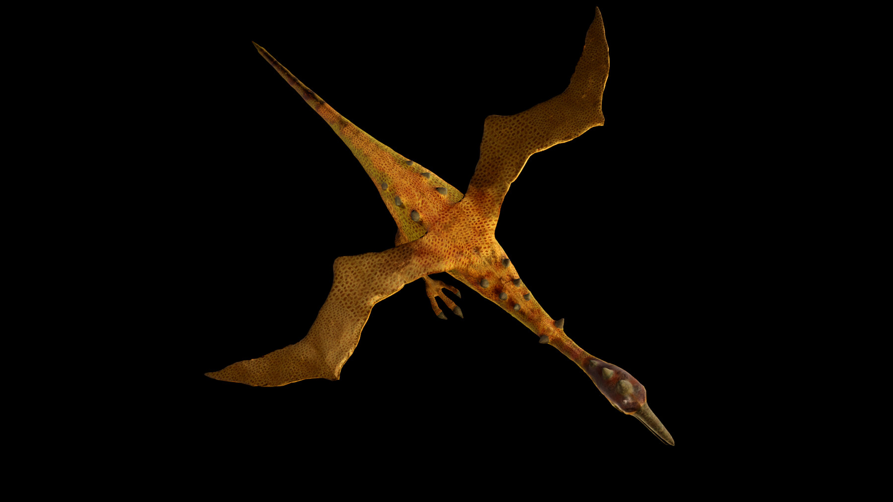 ArtStation - Dino yellow with wings | Resources