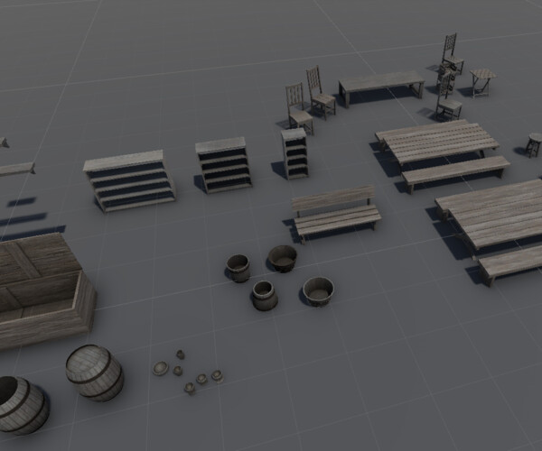 ArtStation - Wood Assets Bundle v1 to v4 | Game Assets