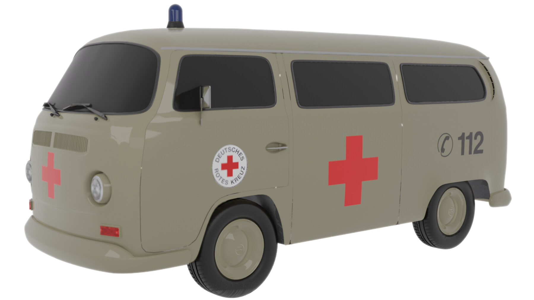 ArtStation - VW T2 german Ambulance | Resources