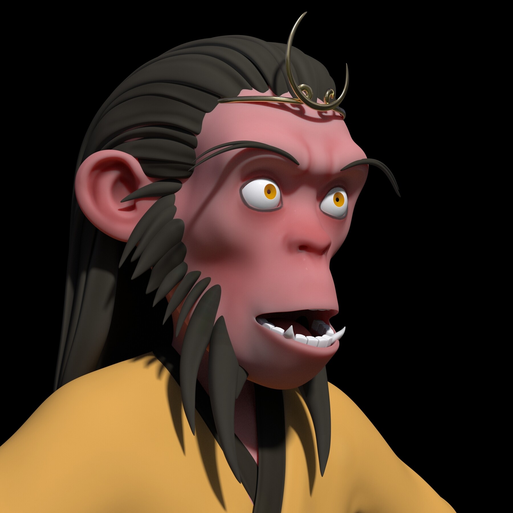 ArtStation - Game model monkey | Game Assets