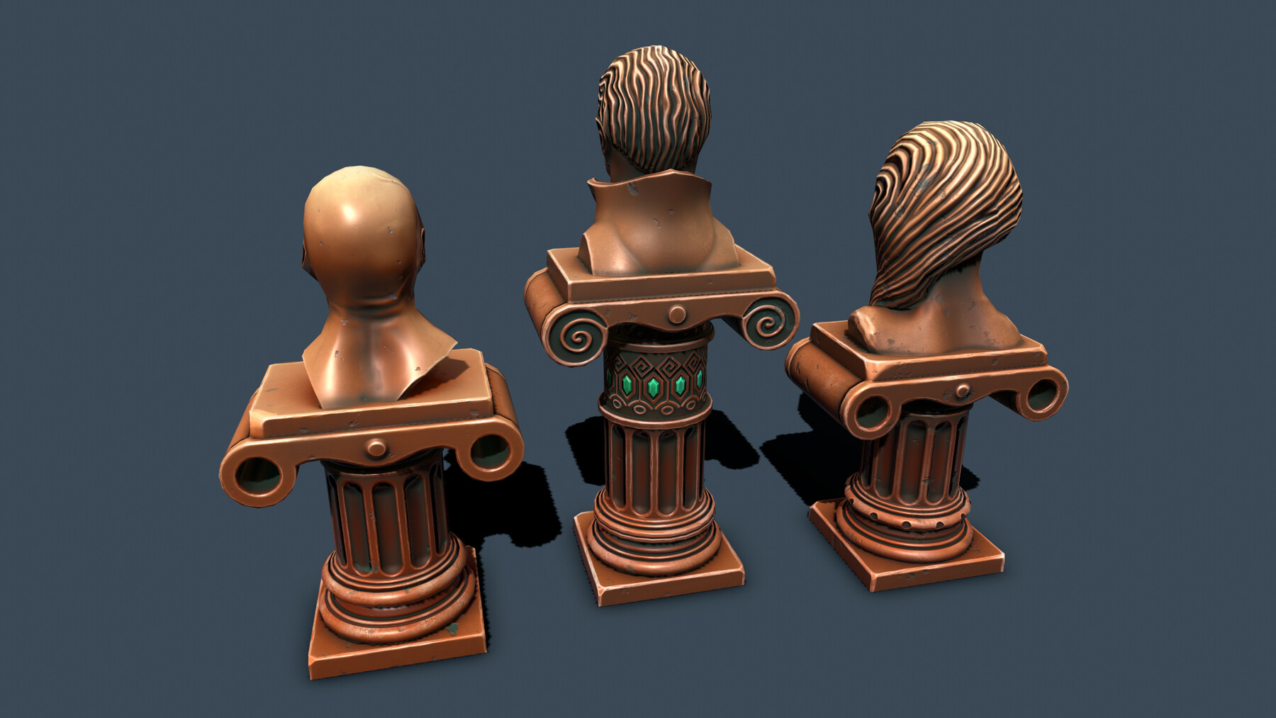 ArtStation - Fantasy statues 2 collection | Game Assets