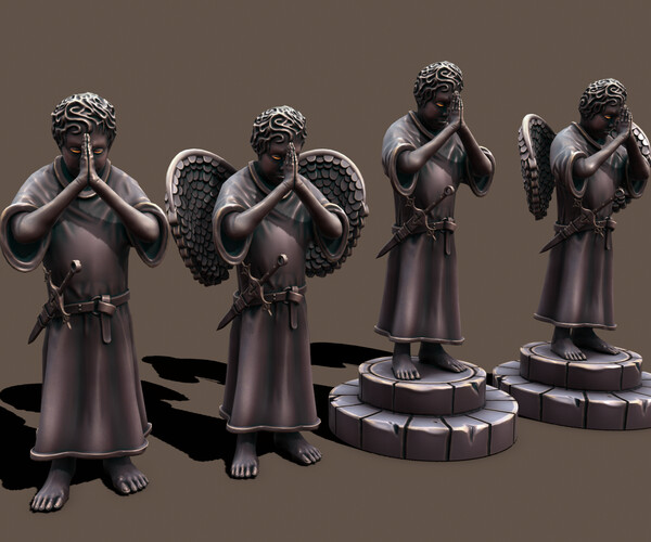 ArtStation - Dark statues collection | Game Assets