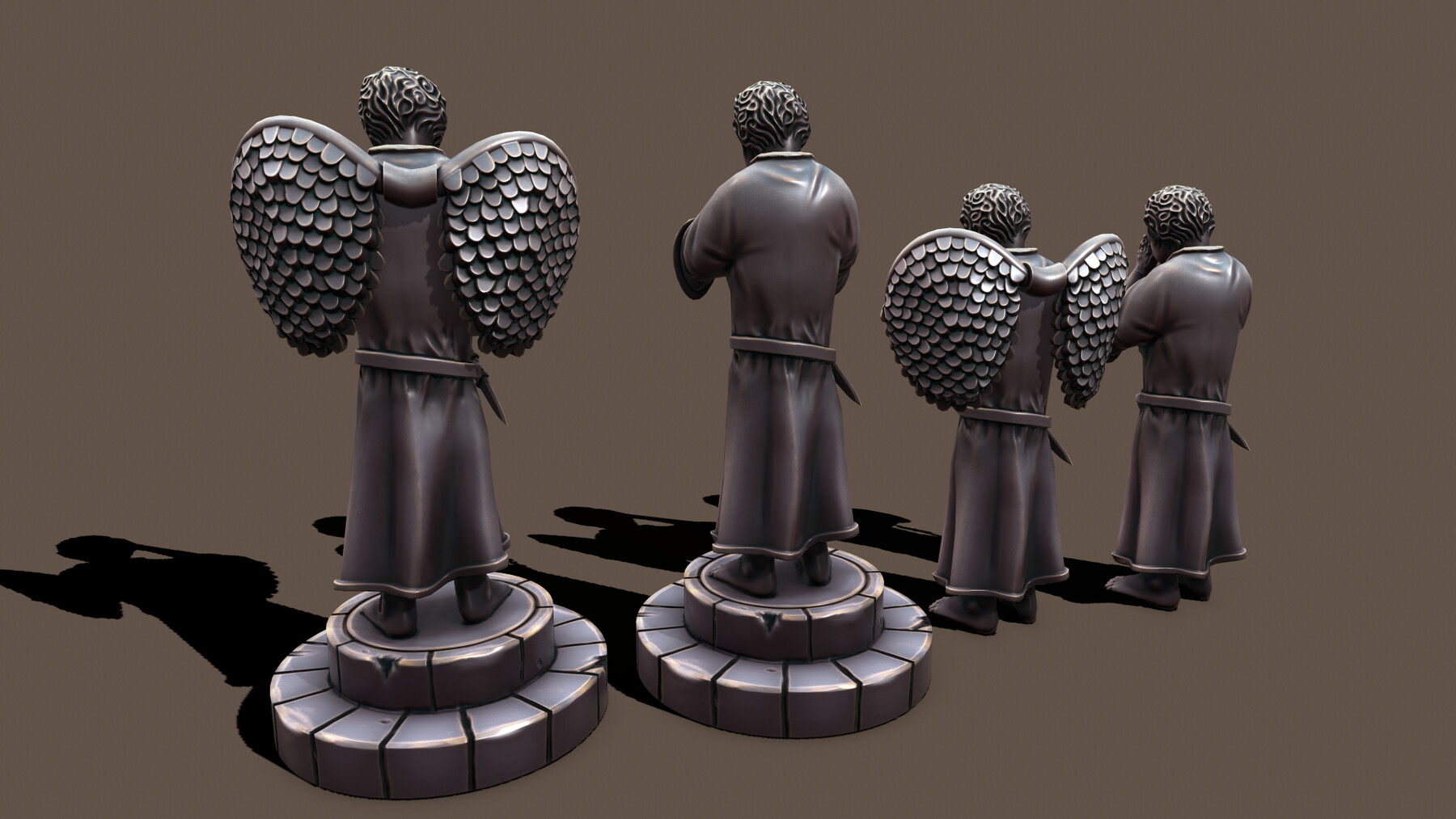 ArtStation - Dark statues collection | Game Assets