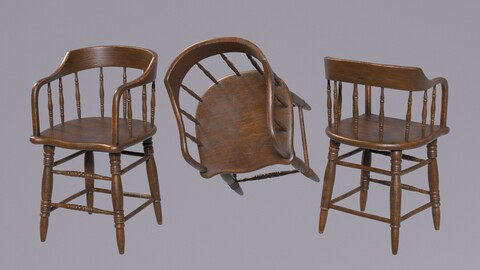ArtStation - Western Saloon Chair | Resources