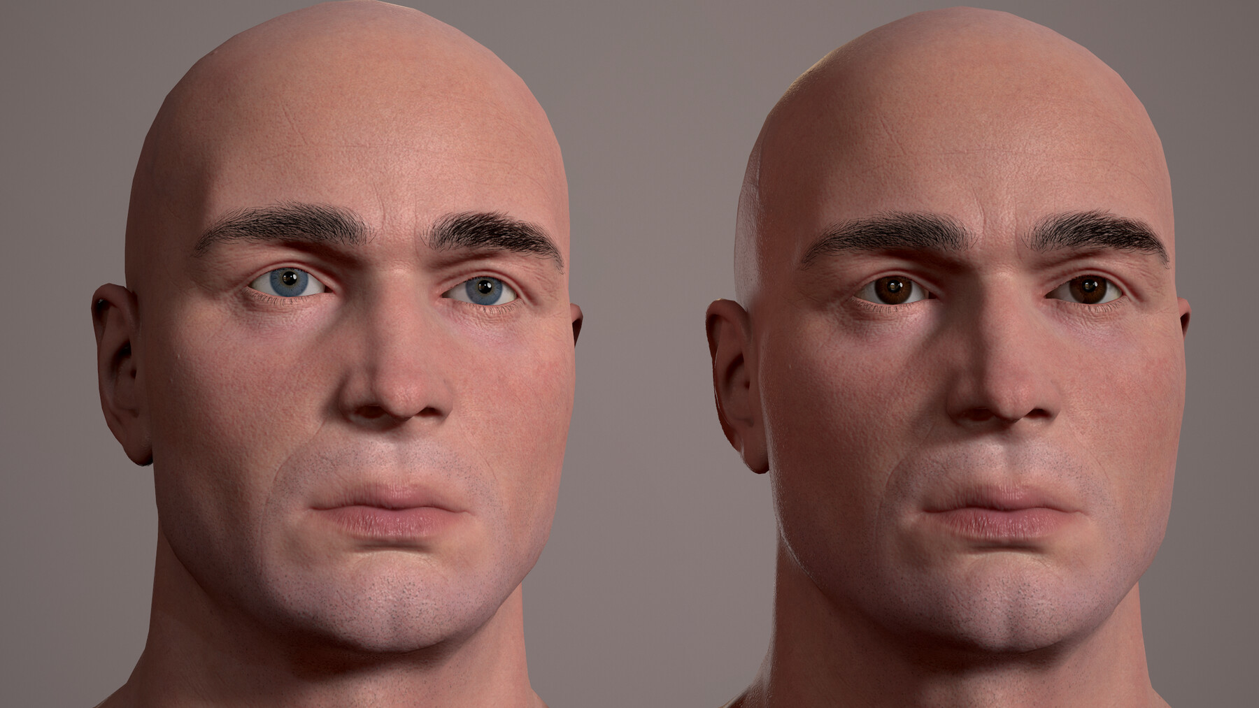 ArtStation - 16 Colors of Realistic Eye Low-poly | Game Assets