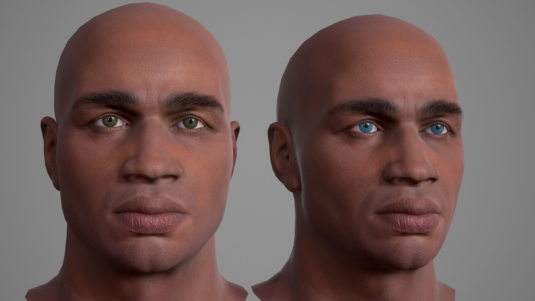 ArtStation - 16 Colors of Realistic Eye Low-poly | Game Assets