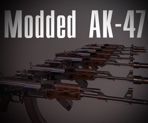 ArtStation - Moddable AK-47 | Resources