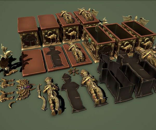 ArtStation - Fantasy chests collection | Game Assets