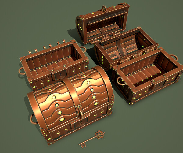 ArtStation - Fantasy chests collection | Game Assets