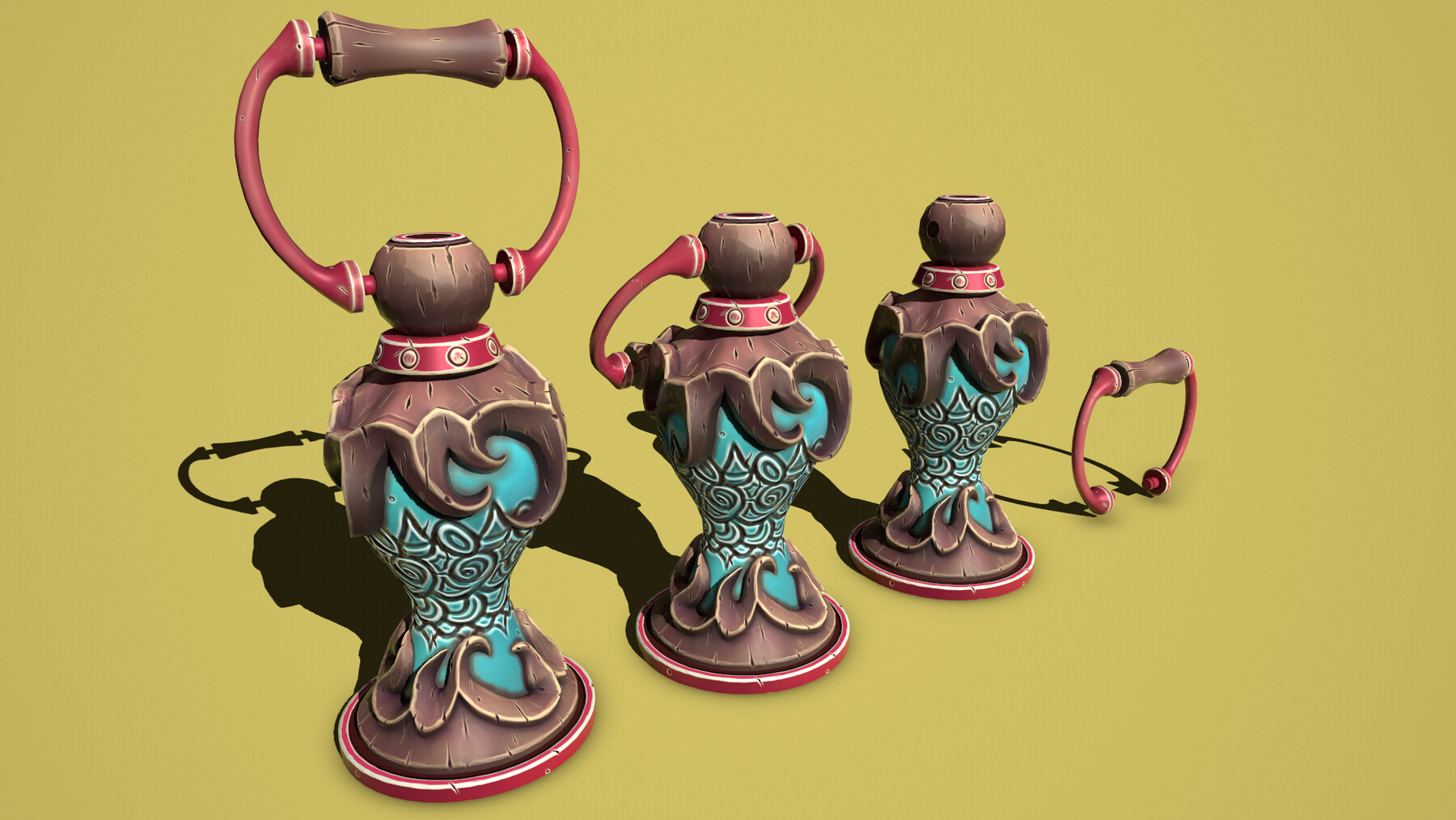 ArtStation - Fantasy lamps collection | Game Assets