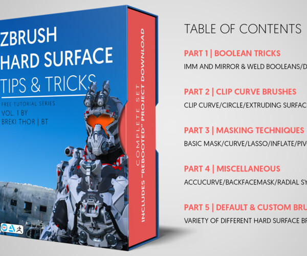 ArtStation - ZBrush Hard Surface - Tips & Tricks VOL.1 | Tutorials