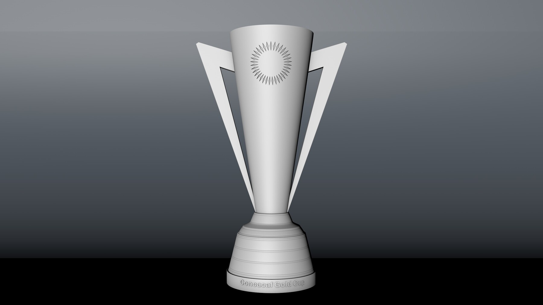 ArtStation - Gold Cup Concacaf Trophy 3D model | Game Assets