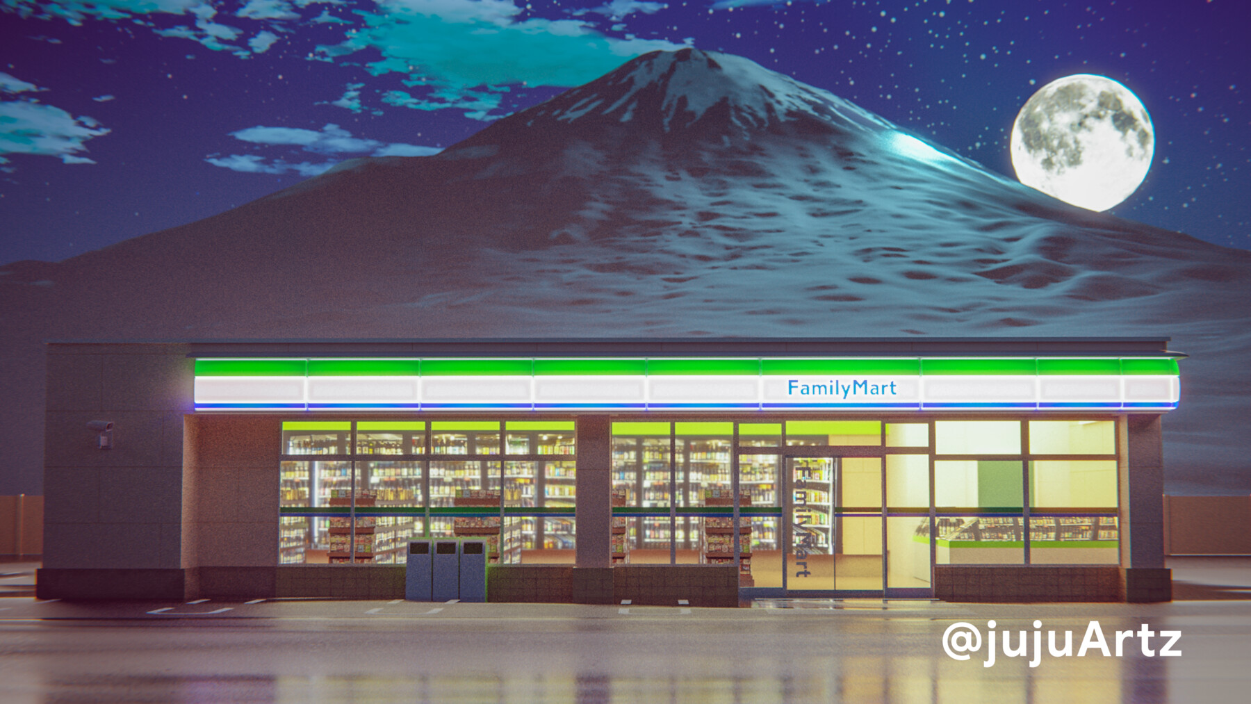 ArtStation - Family Mart Convenience Store | Game Assets