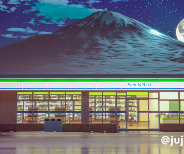 ArtStation - Family Mart Convenience Store | Game Assets