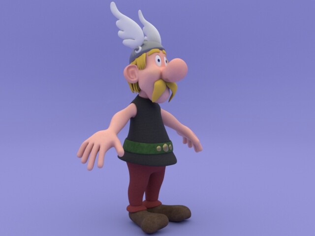ArtStation - Asterix_Character__3DModel | Game Assets