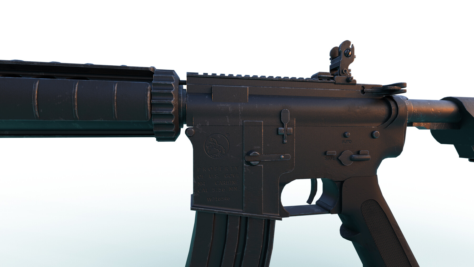 ArtStation - Colt M4 SOPMOD 1 | Game Assets