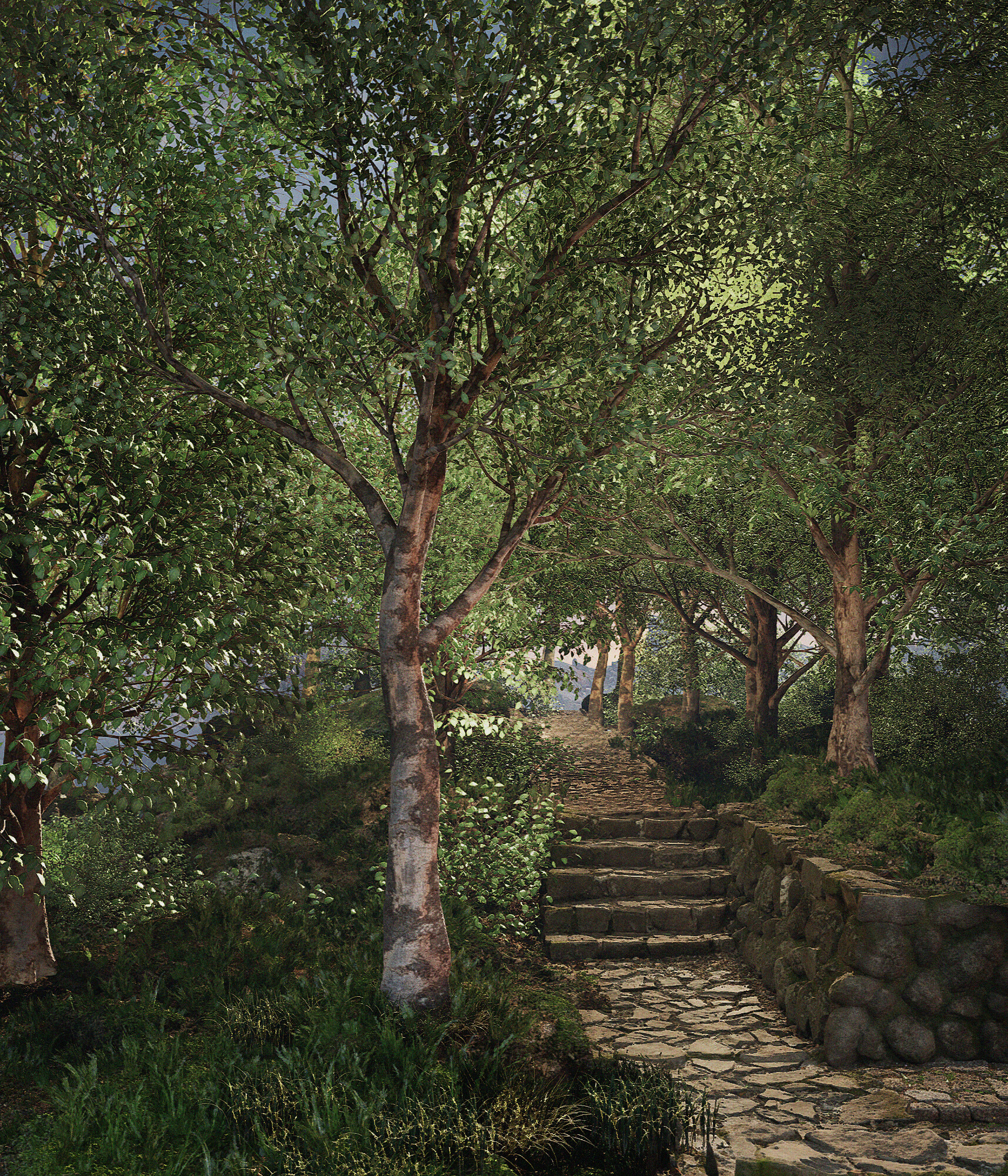 ArtStation - UE5/4 Cinematic Trees pack 01 | Game Assets