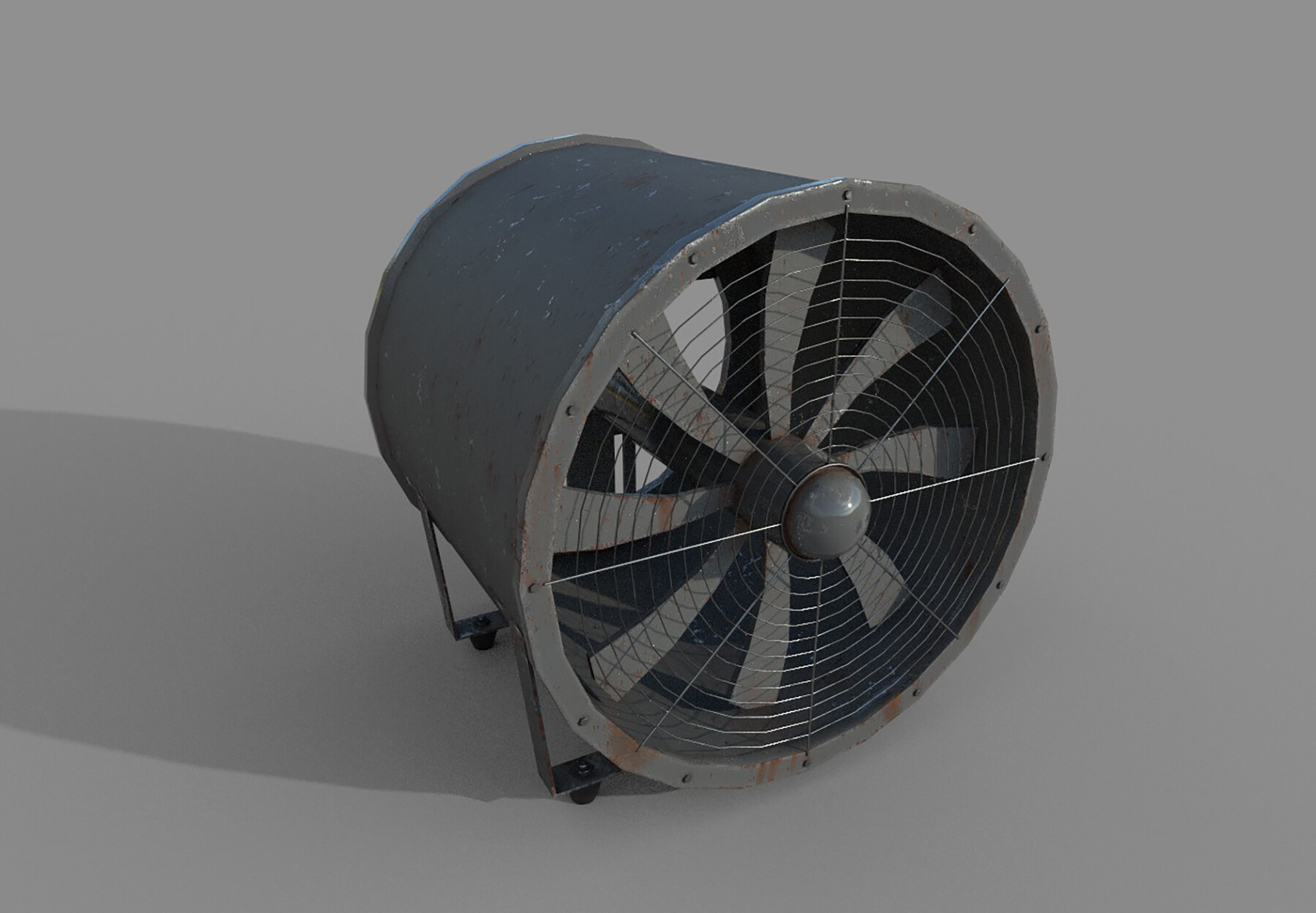 ArtStation - Industrial Rusted Fan | Game Assets