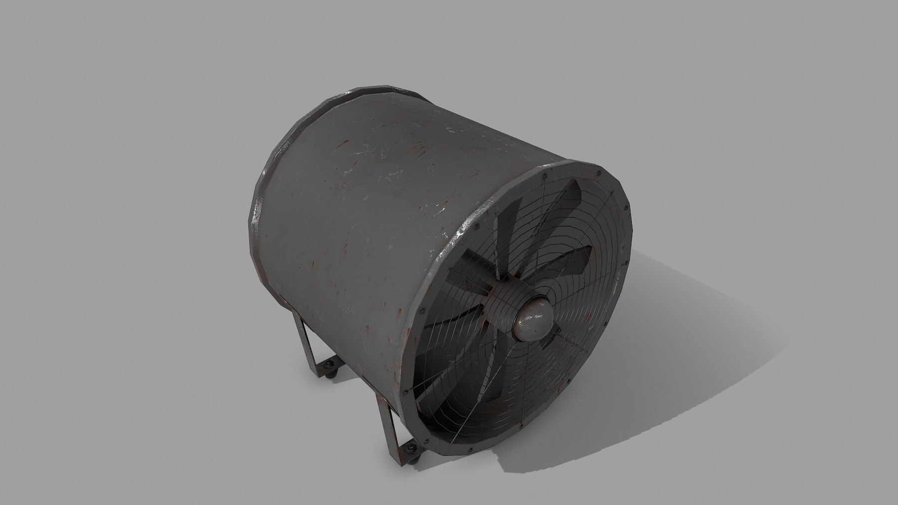 ArtStation - Industrial Rusted Fan | Game Assets