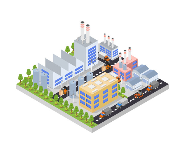 ArtStation - Isometric industry | Artworks