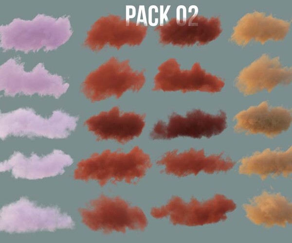 ArtStation - Fluffy Clouds Pack 02 & Cloud Node Shader for Blender ...