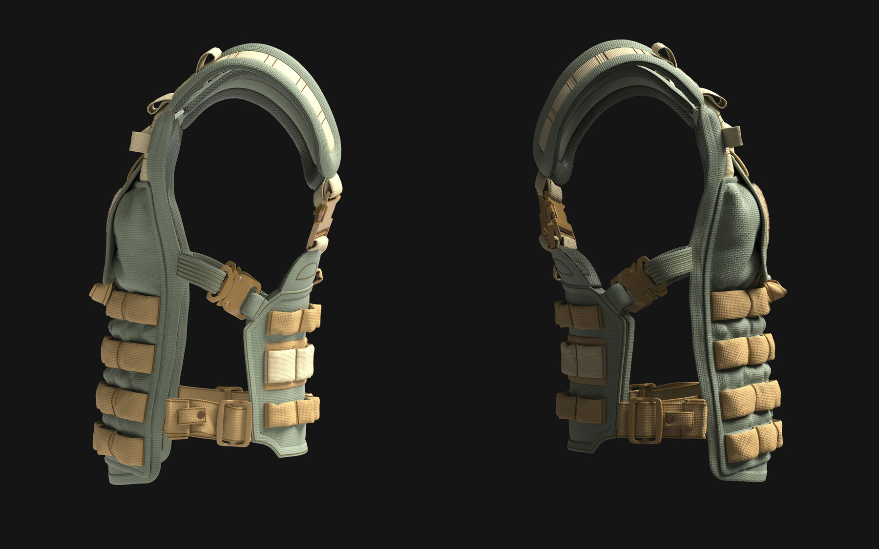 ArtStation - SUPER REALISTIC BULLETPROOF VEST made in Clo3D | Resources