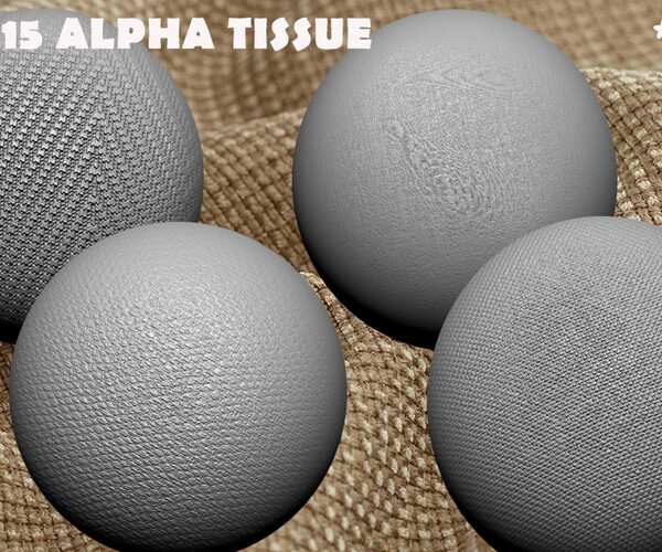 ArtStation - Package 15 Alpha tissue structures. | Brushes
