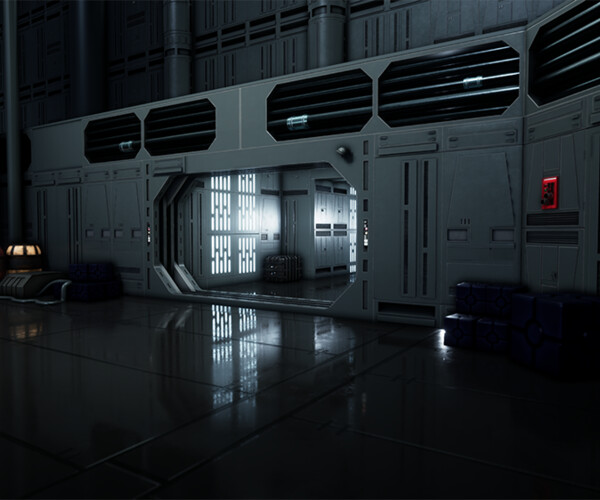 ArtStation - Deathstar Hangershot C | Artworks