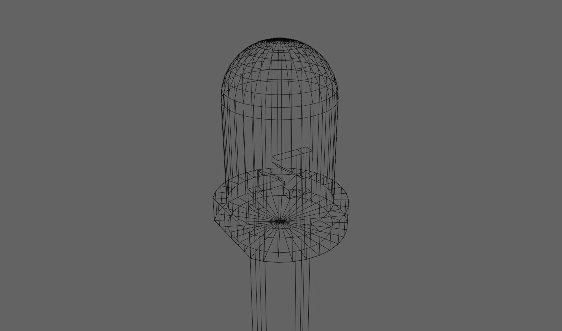 ArtStation - Red Led - Light - Electronic parts Low-poly 3D model ...