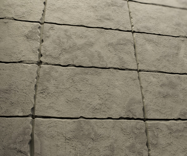 ArtStation - PBR - CONCRETE BLOCKS - 4K MATERIAL | Game Assets