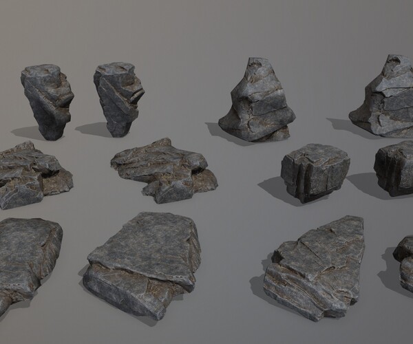 ArtStation - Rock Set | Game Assets