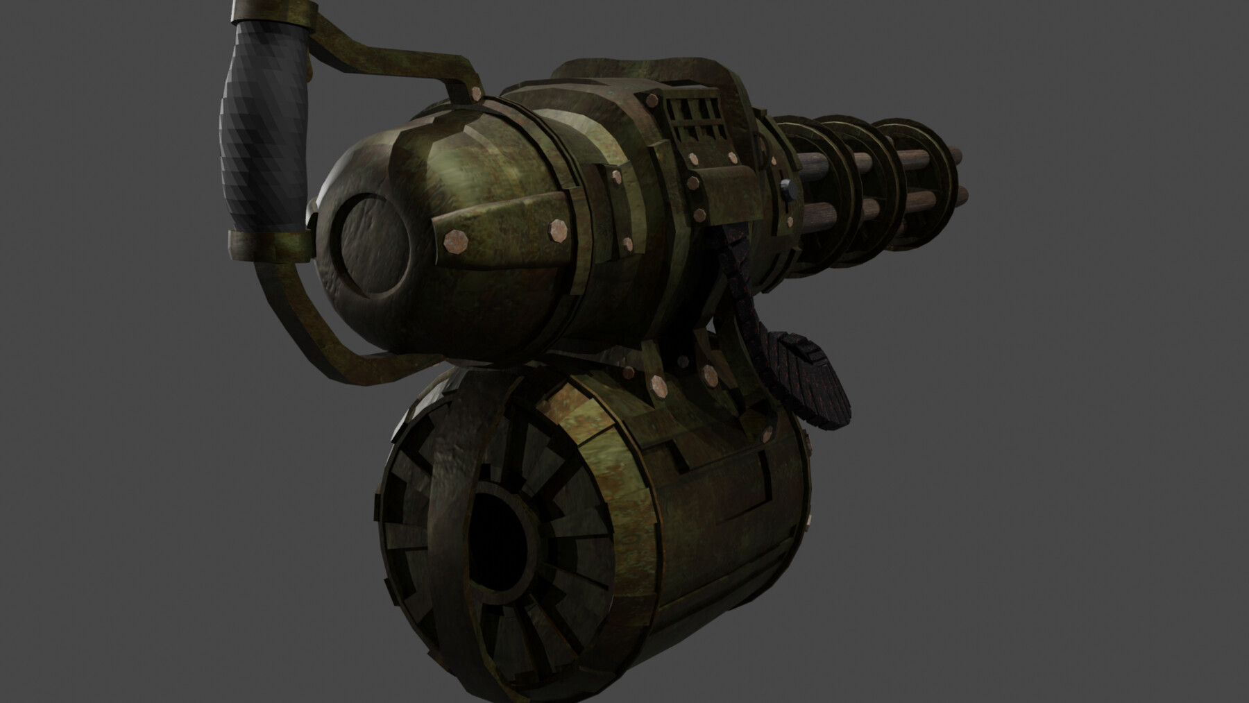 ArtStation - Apocalyptic Minigun | Game Assets