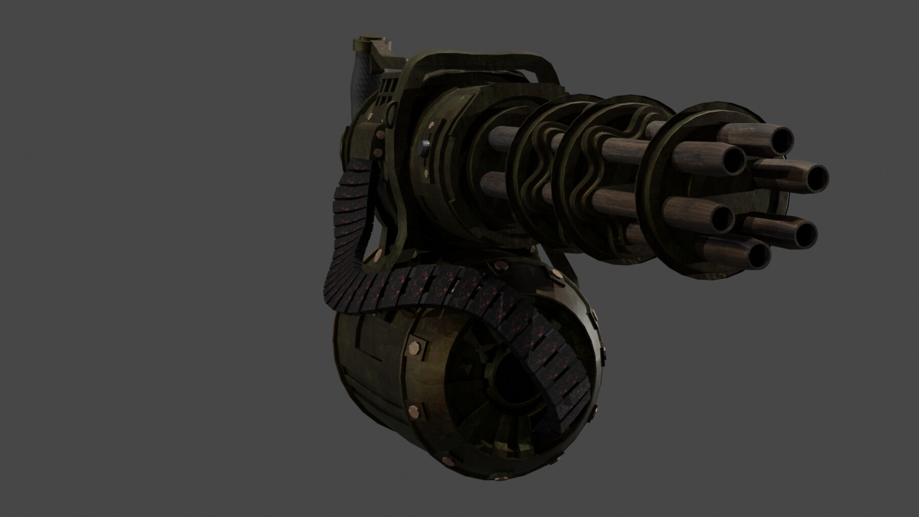 ArtStation - Apocalyptic Minigun | Game Assets