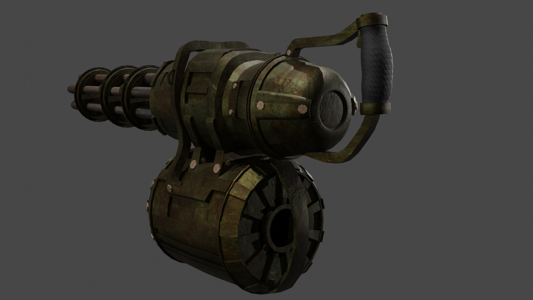 ArtStation - Apocalyptic Minigun | Game Assets