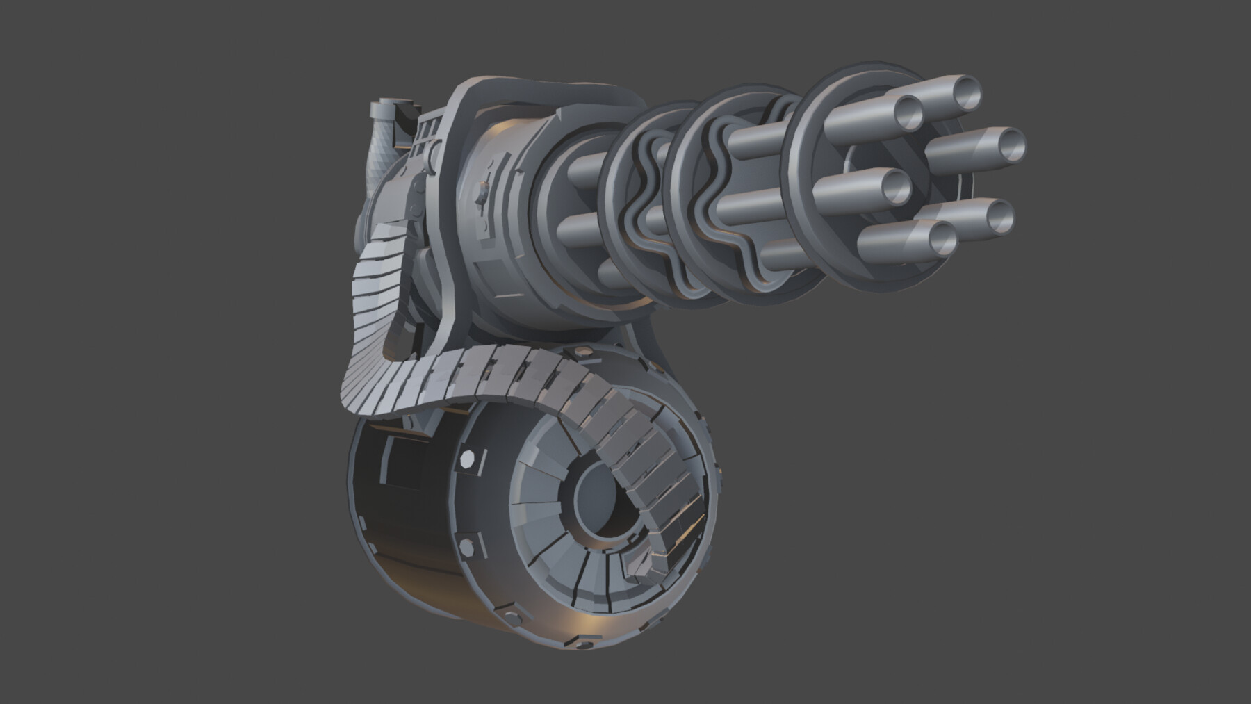 ArtStation - Apocalyptic Minigun | Game Assets