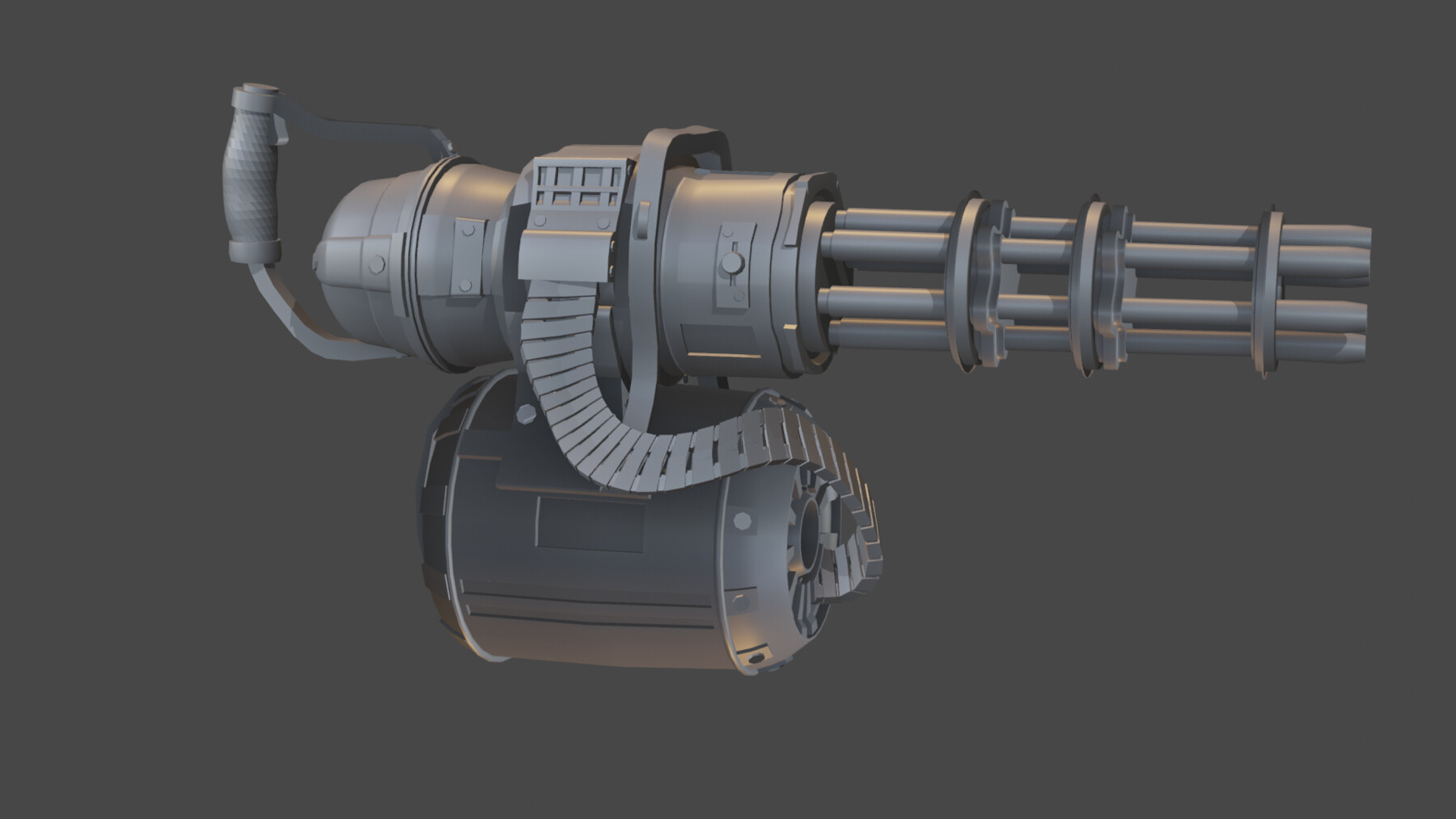 ArtStation - Apocalyptic Minigun | Game Assets