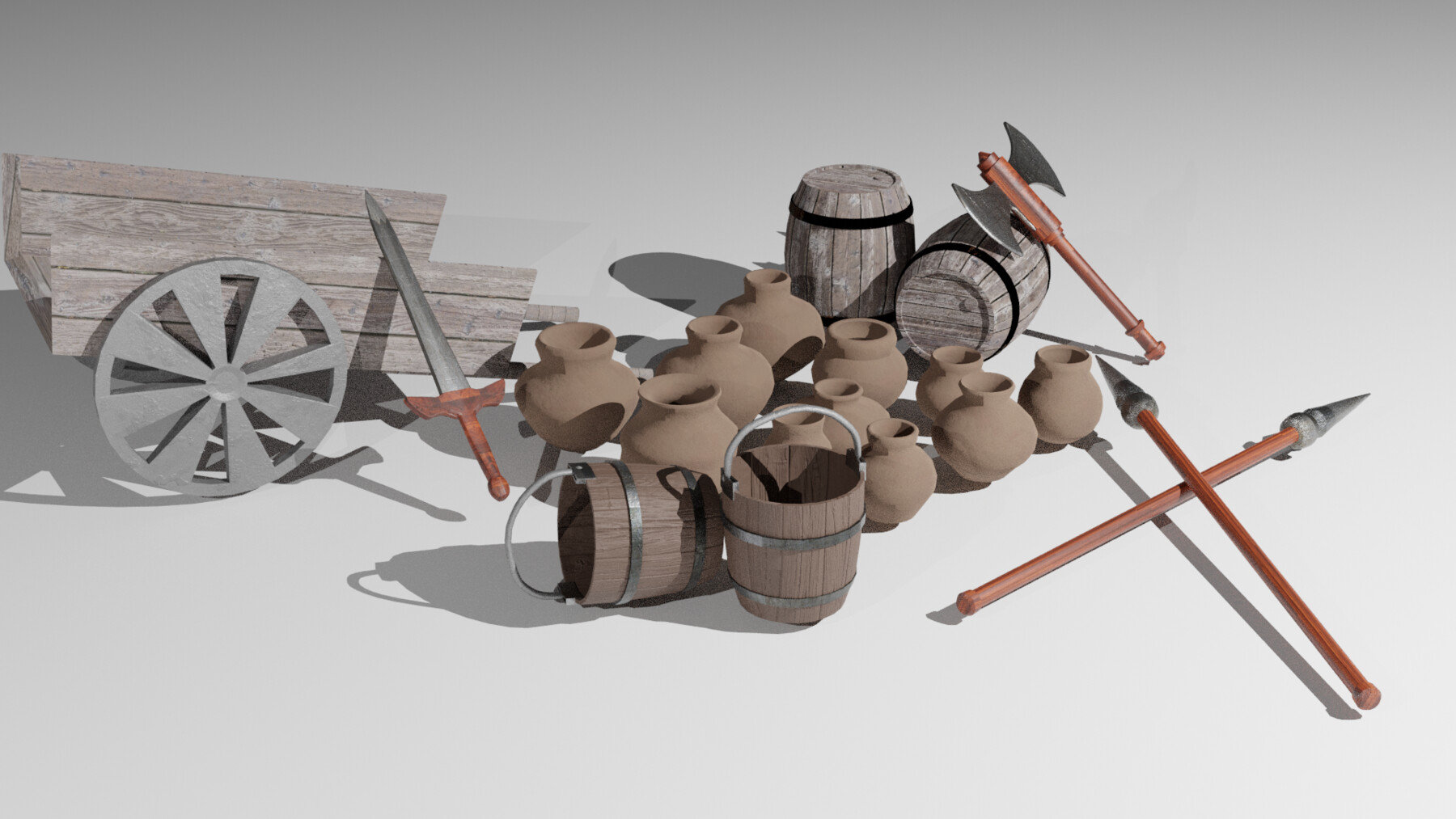 ArtStation - Medieval Game Set | Game Assets