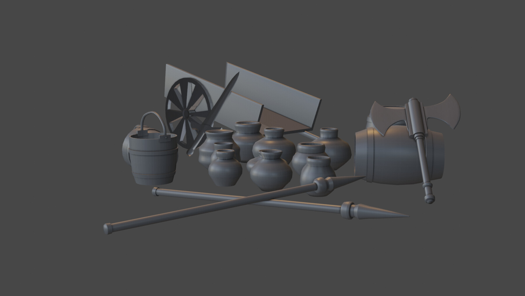 ArtStation - Medieval Game Set | Game Assets