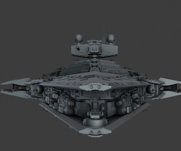 ArtStation - Victory 1 Class Star Destroyer - Star Wars | Game Assets