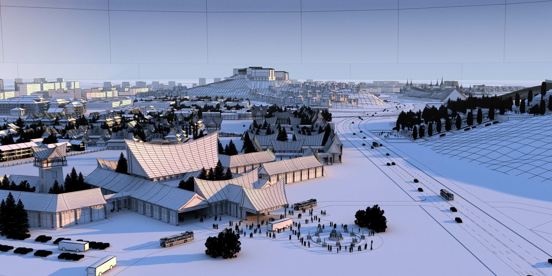 ArtStation - City - Tourist Resort 01 | Resources