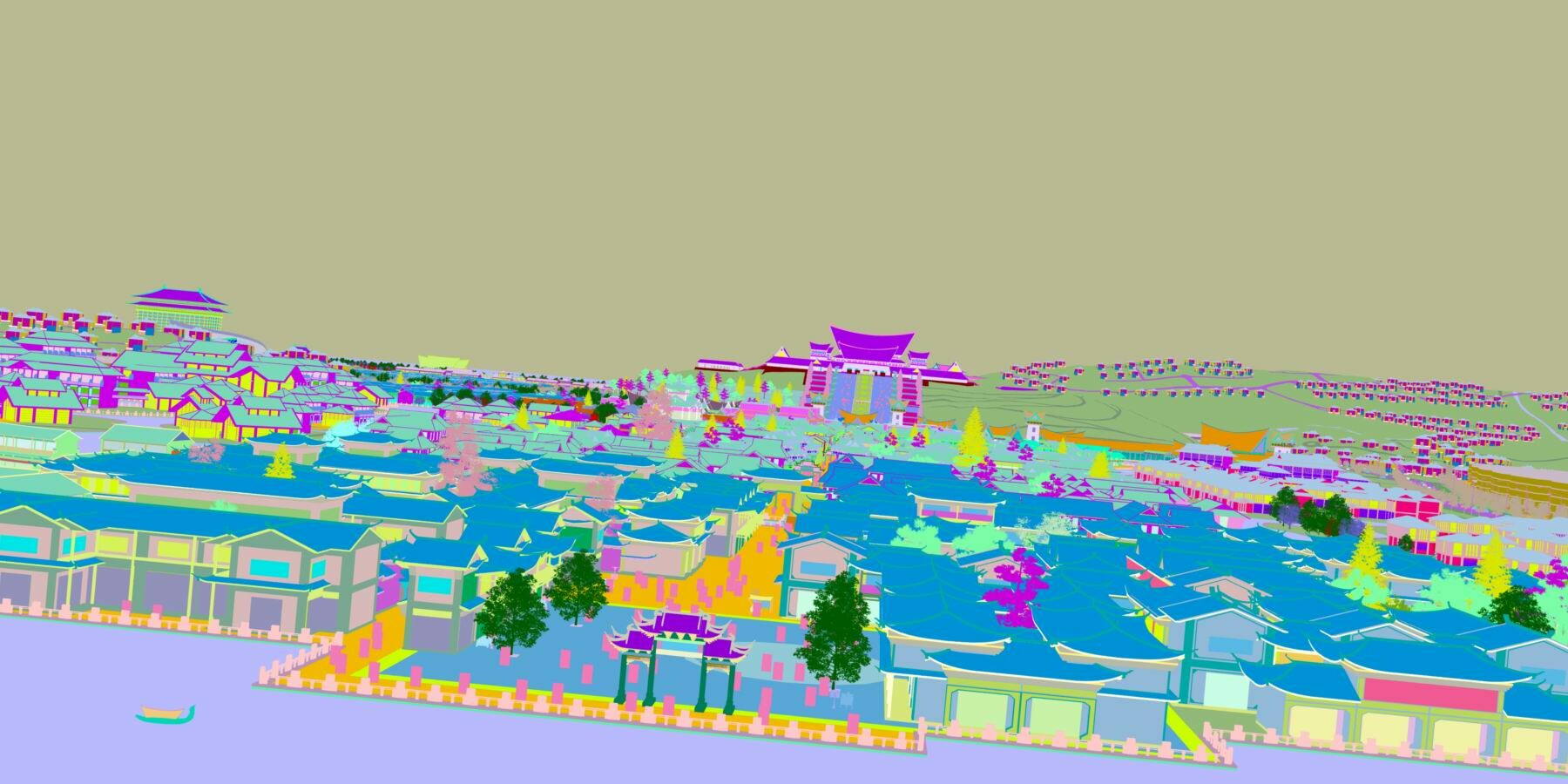 ArtStation - City - Small town planning | Resources