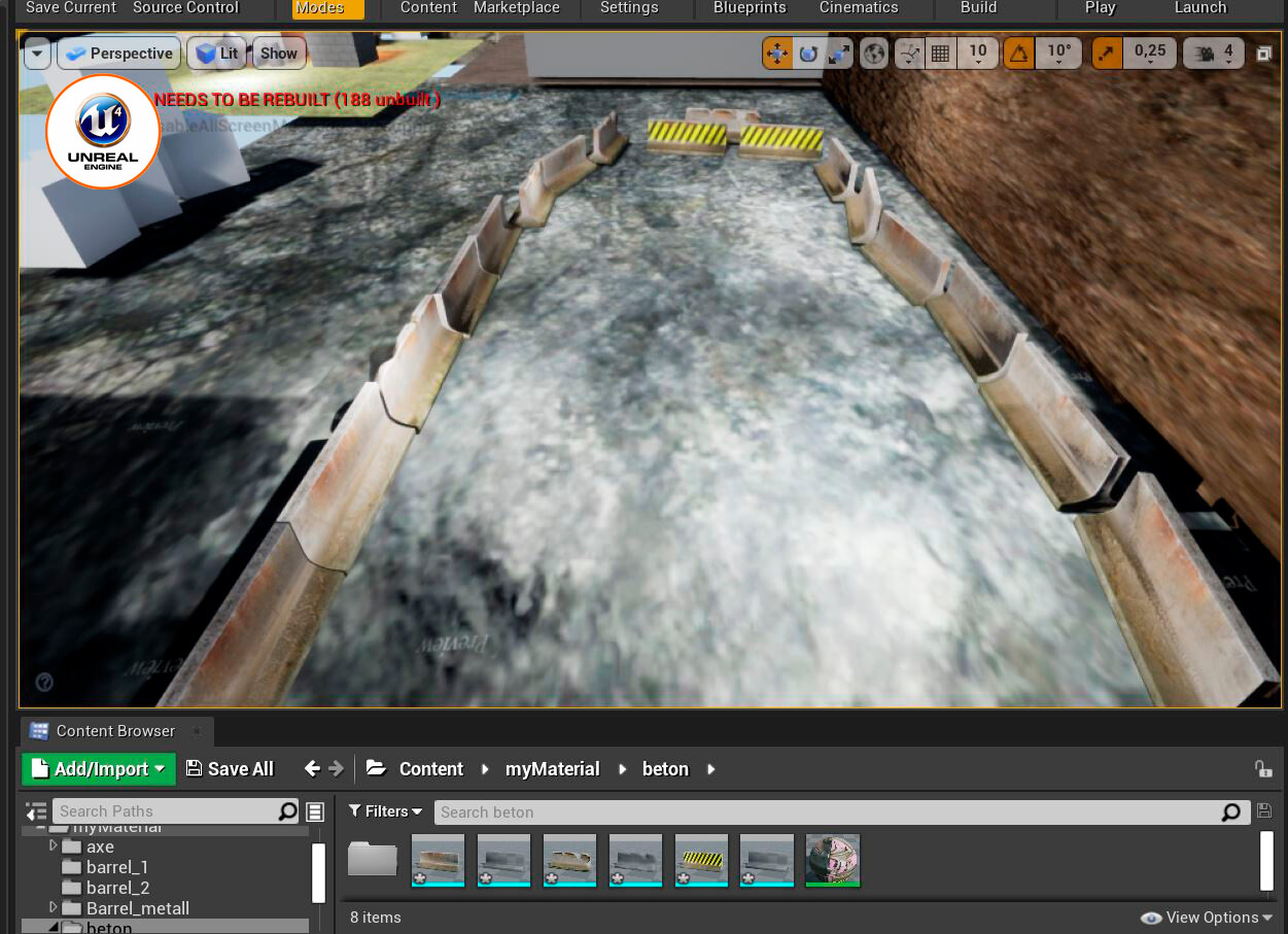 ArtStation - old concrete block | Game Assets