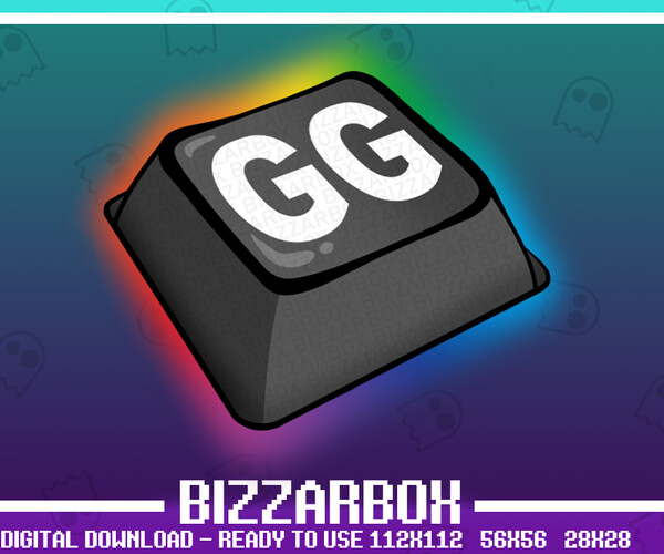 ArtStation - Twitch Emote: GG Key | Artworks