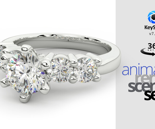 ArtStation - KeyShot Scene Setup For Jewelry 3D Rendering 360 Video ...