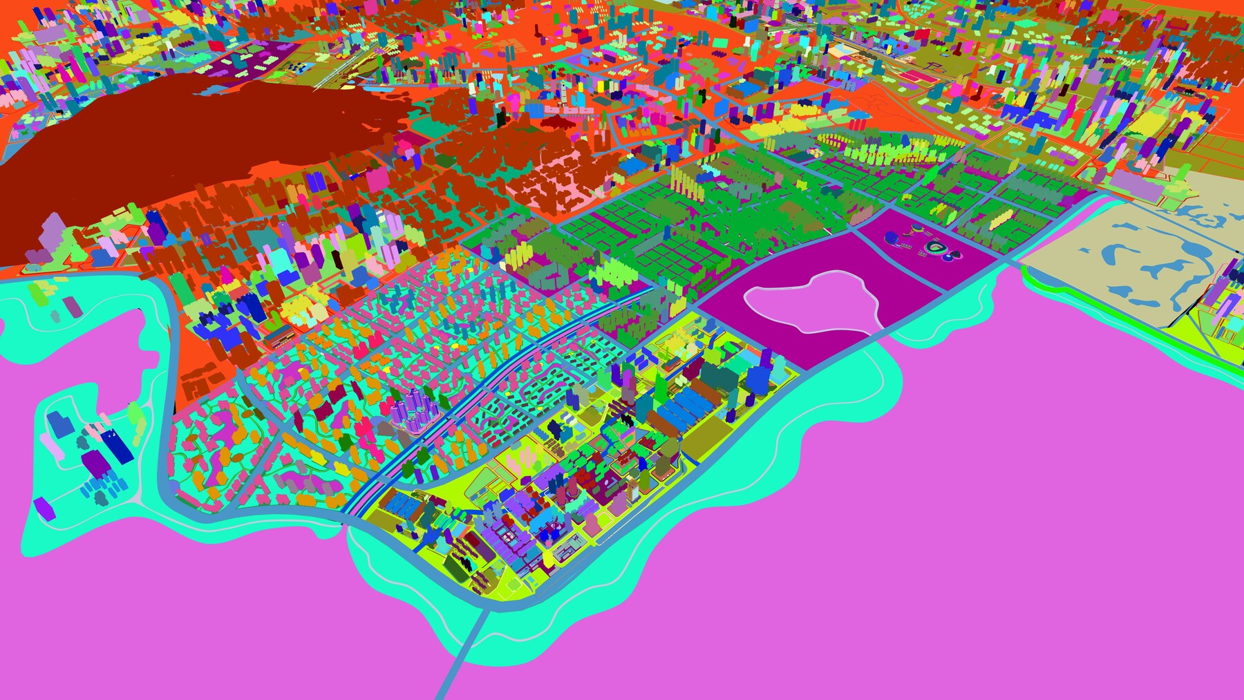 ArtStation - City - Nanshan District Shenzhen China | Resources