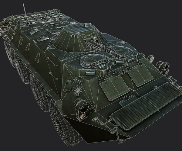 ArtStation - BTR 70 | Game Assets