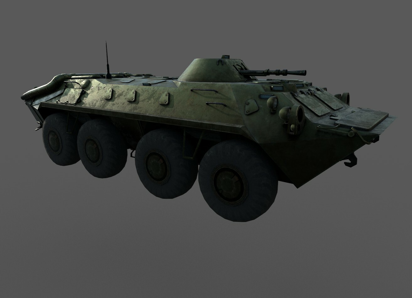 ArtStation - BTR 70 | Game Assets