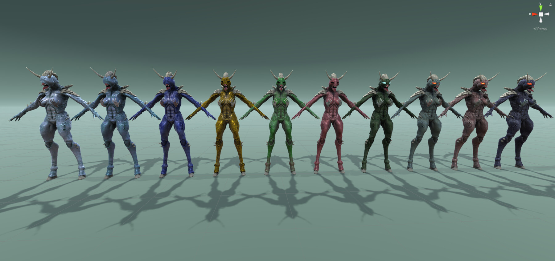 ArtStation - Galactic Creature 02 - 10 colors | Game Assets